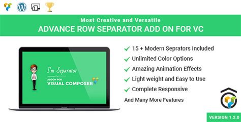 Advance Row Separator Add On Für Wpbakery Page Builder Früher Visual