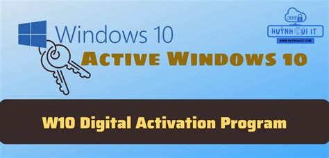 W10 Digital Activation Program Công Cụ Hỗ Trợ Active Windows 10