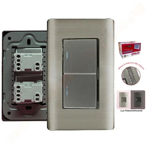 Interruptor Dobles Opalux E Commerce Casa Lima