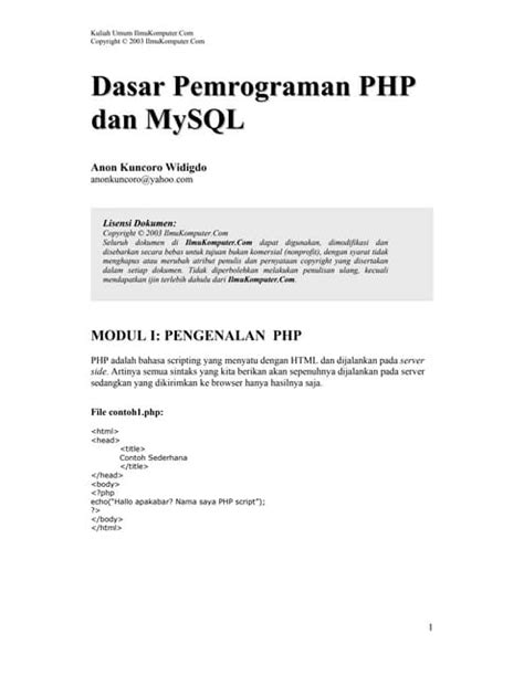 Anon Phpmysql Pdf