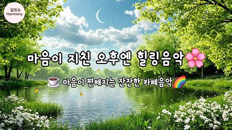 감성카페음악 집중력 높여주는 잔잔한 음악｜마음이 편안해지는 감성 카페 음악☕ 책 읽을 때 듣는 힐링음악 공부할 때 듣기