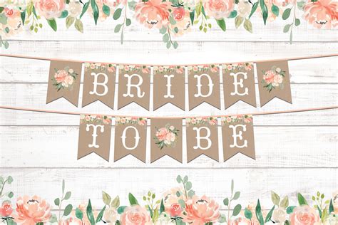 Bride To Be Banner Template Ablebionics