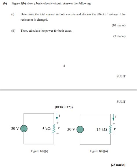 Solved Figure B Show A Basic Electric Circuit Answer Chegg