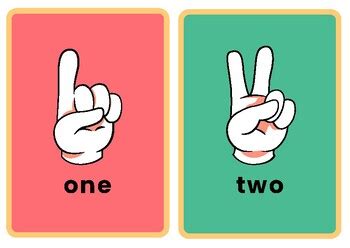 English Numbers Matching Memory Game Flash Cards By Nadia Pasqua