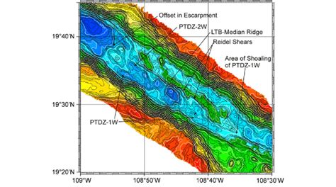 Bathymetric Contour Map Of The Eastern Sub Domain Of The Ltb Contour
