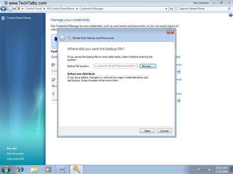 Guide Credential Manager In Windows 7 TechTalkz Com Technology And Computer Help Forums