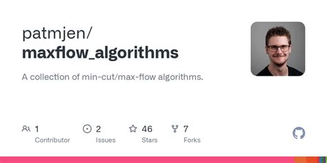 Github Patmjenmaxflowalgorithms A Collection Of Min Cutmax Flow Algorithms