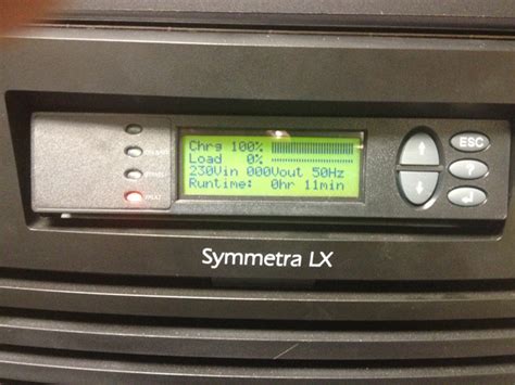 Solved UPS APC Symmetra LX Error Lights Experts Exchange