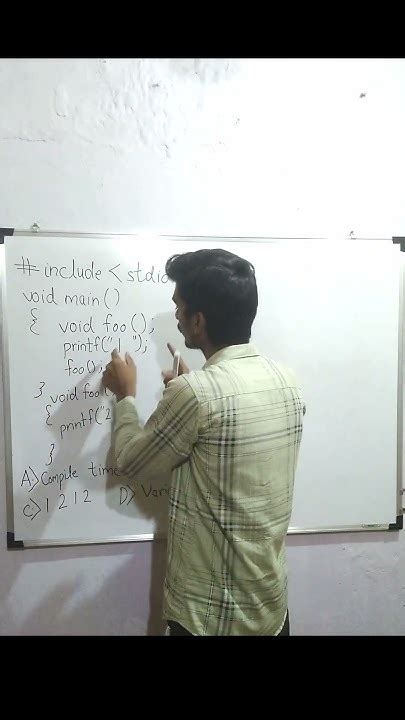 C Programming Functions Questions With Solution In Hindi Youtube