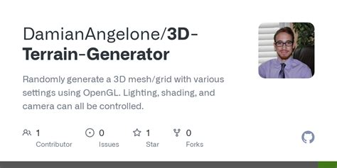 GitHub DamianAngelone D Terrain Generator Randomly Generate A D Mesh Grid With Various