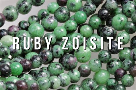 Beads Gemstones Ruby Zoisite Bead World