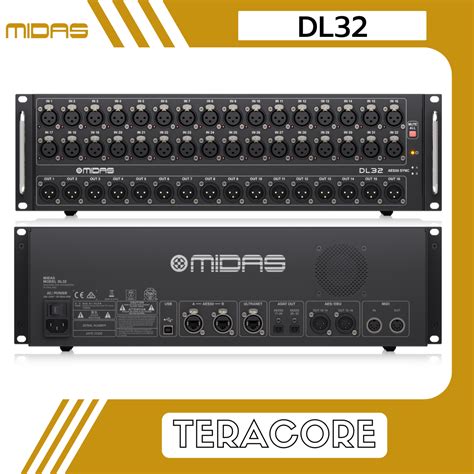 Midas DL32 DL 32 Digital IO Input Output Stagebox Snake Cable 32 Channel Lazada Indonesia