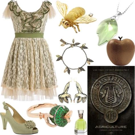 Hunger Games District 11 Inspired Outfit And Accessories