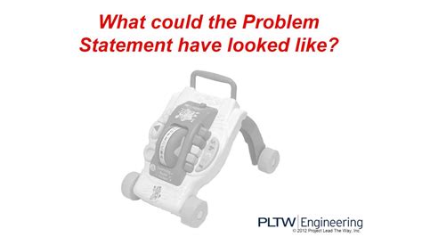 Design Statement Examples Pltw Pltw Design Brief Overview Youtube Steps Of Experimental