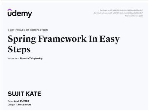 Udemy Springframework Javaprogramming Sujit Kate