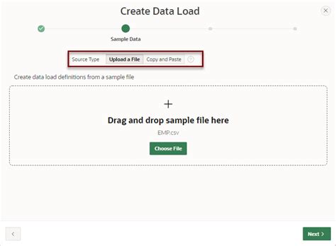 Creating Applications With Data Loading Capability