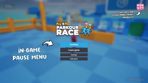Parkour Race Multiplayer Blueprint Game Template Platformer By