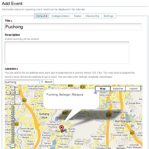 Replacing Plone Event Location Field With A Google Map KageSenshi S Log