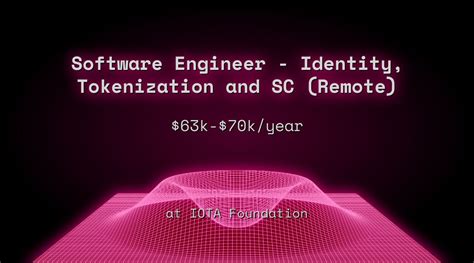 web3 software engineer identity tokenization and sc remote 63k