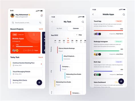 Project Management App By Mohammad Azizi For Ixperi On Dribbble