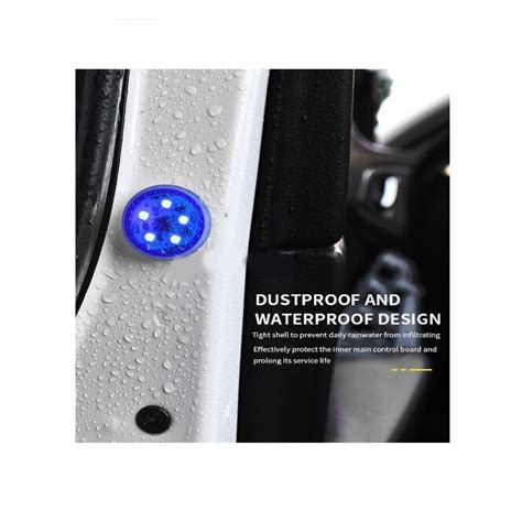 Комплект от 4 светлини с 5 магнитни безжични автомобилни светодиода за сигнализиране на опасност