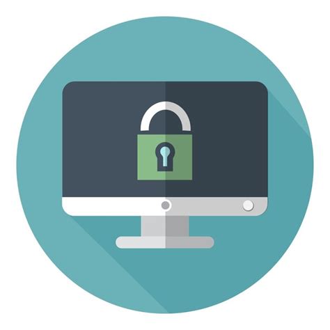 Premium Vector Computer Security Vector Illustration