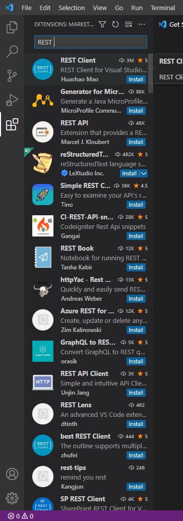 Rest Client In Vs Code Pycharm And Intellij Naukri Code