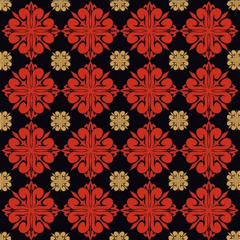 Premium Vector Seamless Pattern Geometric Elements