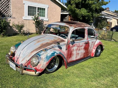 1964 Vw Bug Ruby Red Patina Kais Collection Vintage Treasures