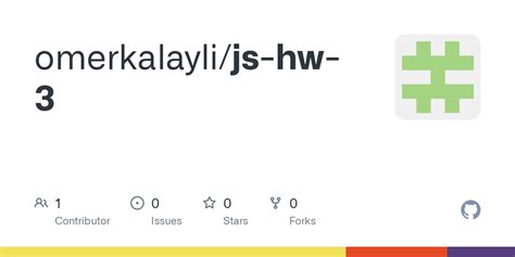 Github Omerkalaylijs Hw 3