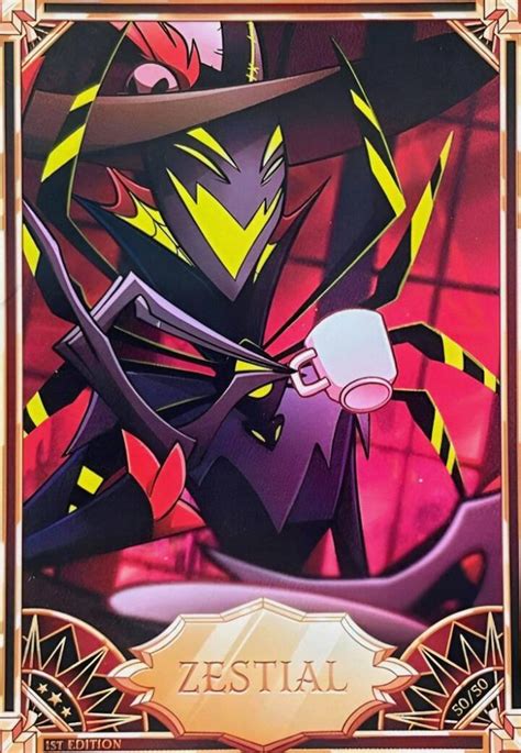 Hazbin Hotel Zestial Trading Card 2024 By Artb0mb On Deviantart