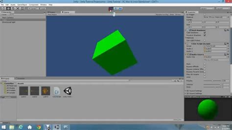 Unity Tutorial Attaching Scripts With Audio Youtube