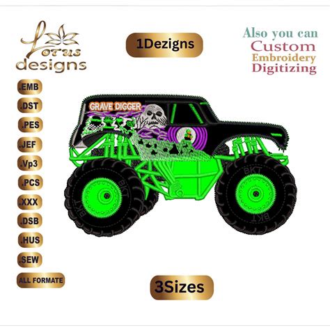 Grave Digger Logo Svg