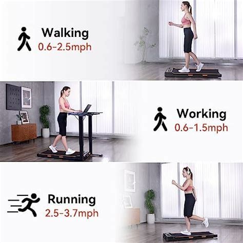 책상 러닝머신 아래 걷기 및 조깅용 워킹 패드 휴대용 워킹 러닝머신 가정용 리모컨 랜야드 포함 2 In 1 피트니스 And 바디 빌딩