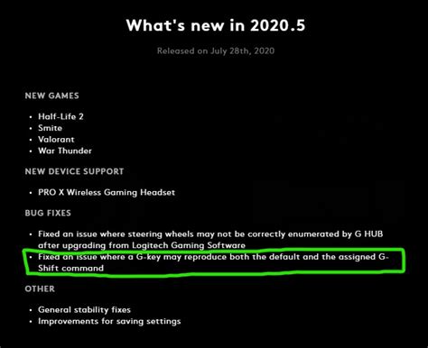 Logitech Has Finally Corrected The Gshift Click Bug Rg502masterrace