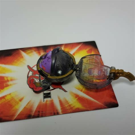 Bakugan Stinglash 400g Translucent Black Darkus B1 Classic Small Ball