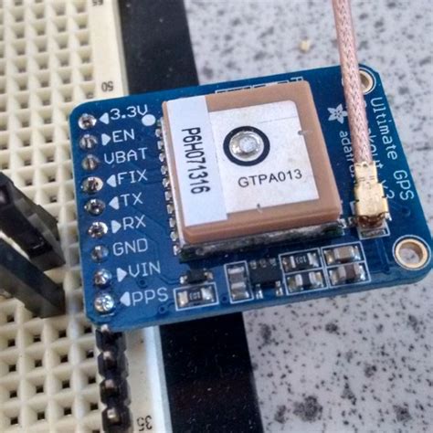Adafruit Ultimate Gps Module With Aerial Download Scientific Diagram