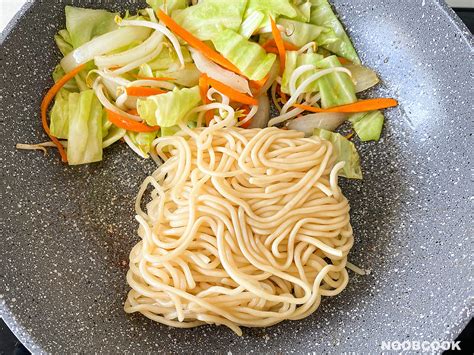 Pork Yakisoba Recipe Japanese One Dish Meal Noob Cook