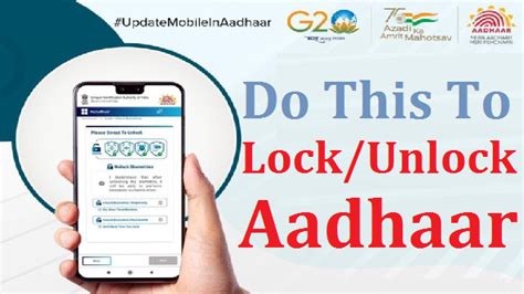 Here S How To Lock Unlock Aadhaar Works