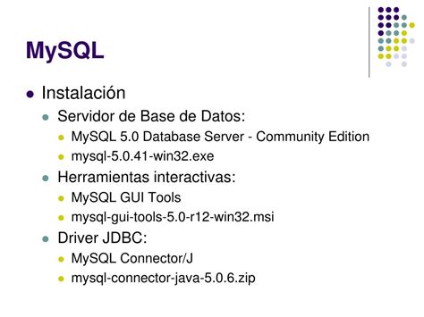 Ppt Acceso A Bases De Datos En Java Jdbc 30 Powerpoint Presentation Id4287410