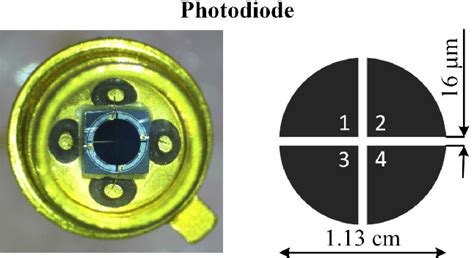 Figure E Dimensions Of The Segmented Photodiode Download Scientific Diagram