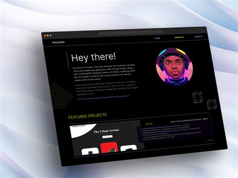 full stack developer portfolio behance