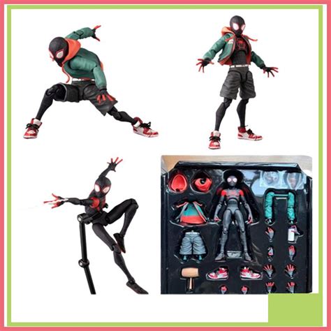 ตุ๊กตาฟิกเกอร์ Marvel Legends Sentinel Sv Spider Man Into The Spider Verse Miles Morales Peni