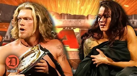 Edge And Lita Live Sex Celebration Wwe Raw Jan 9th 2006 Deadlock Retro