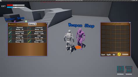 Rpg Inventory Shop Kit 카테고리 블루프린트 Ue 마켓플레이스