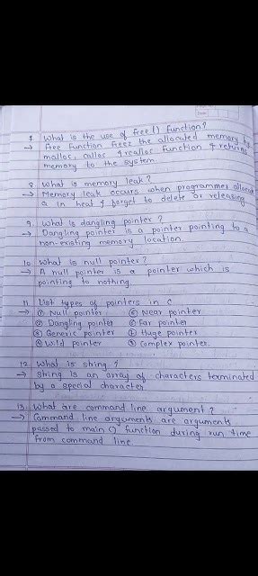Part 4 Important Questions For Advance C Language Pointer