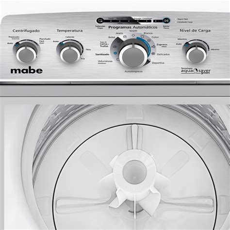 Lavadora Automática Aqua Saver Green 19 Kg Blanca Con Sanitizado Mabe