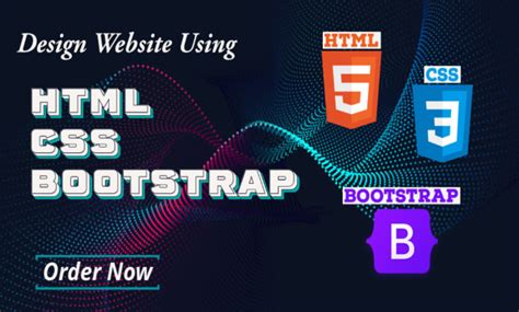 Design Any Website Using Html Css And Bootstrap By Rabiislam1995 Fiverr