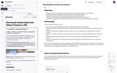 risk modeling in python with datalore and ai assistant the datalore blog