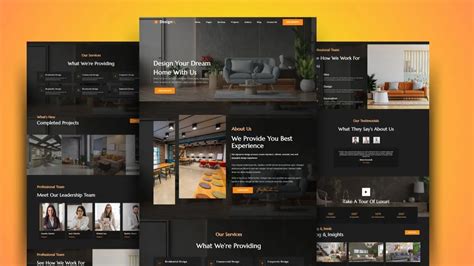 Html Css And Js 💻🎁 Amazing Interior Designing Website Template Source Code — K2infocom